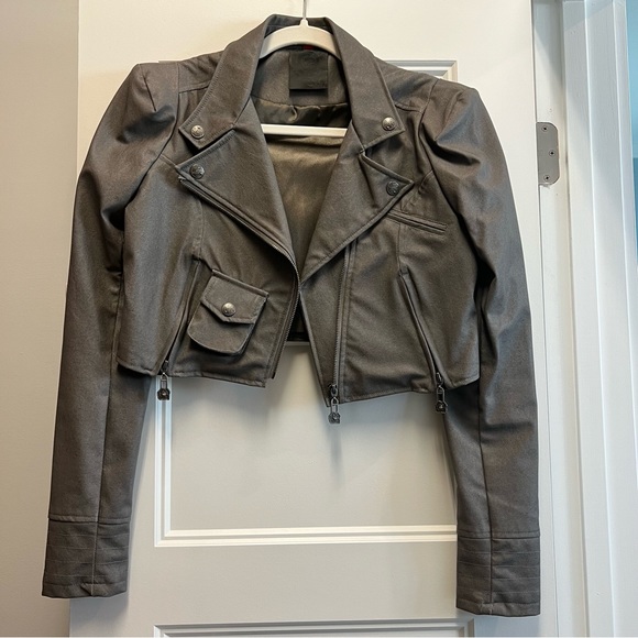 Apple Bottoms | Jackets & Coats | Apple Bottom Crop Leather Jacket ...